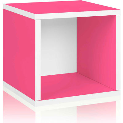 Way Basics Eco Stackable Storage Cube, Pink